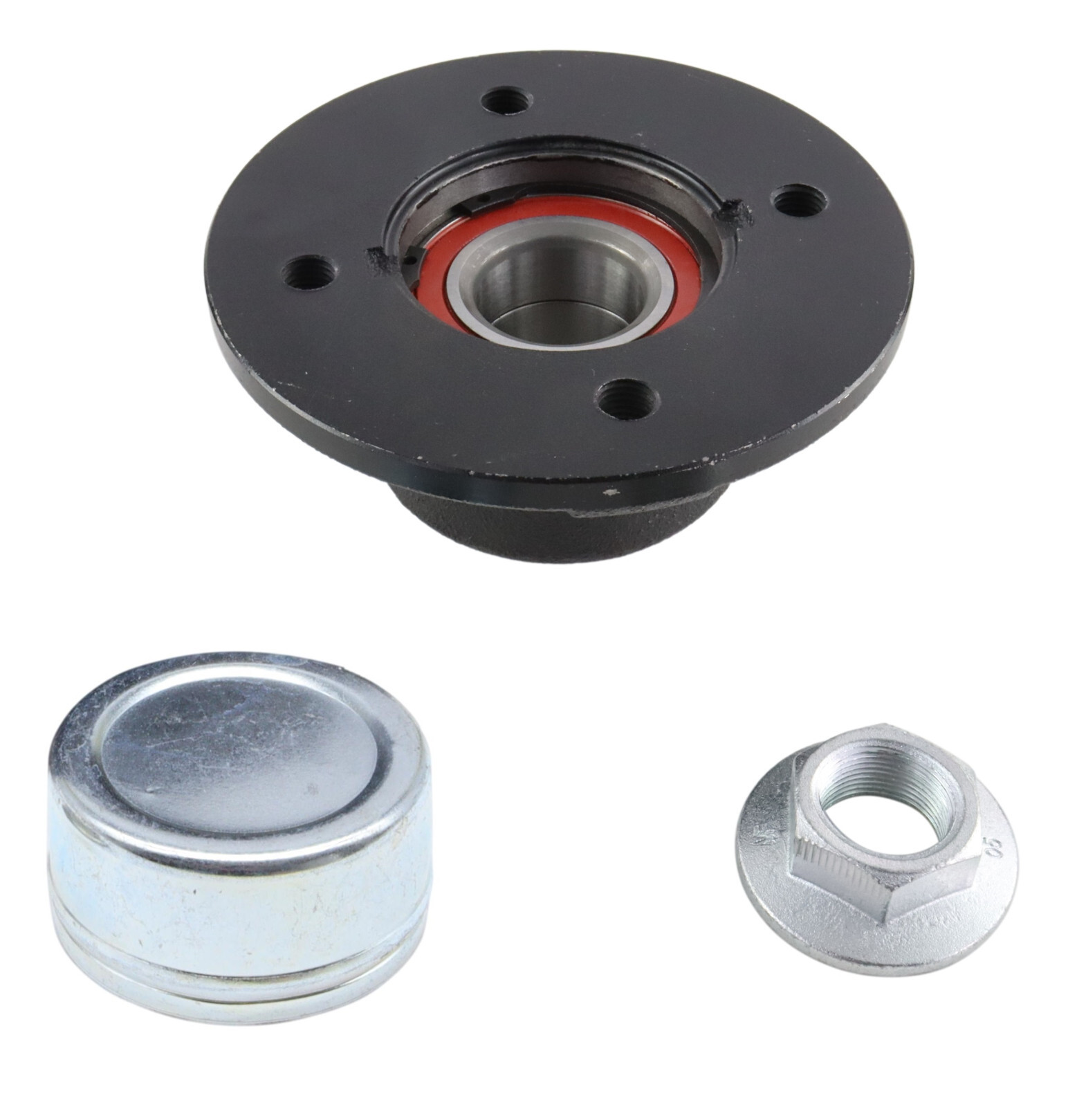 Radnabe für Knott 4x100 mit Kompaktlager Laufachsen VG7L Laufnabe Narbe ...