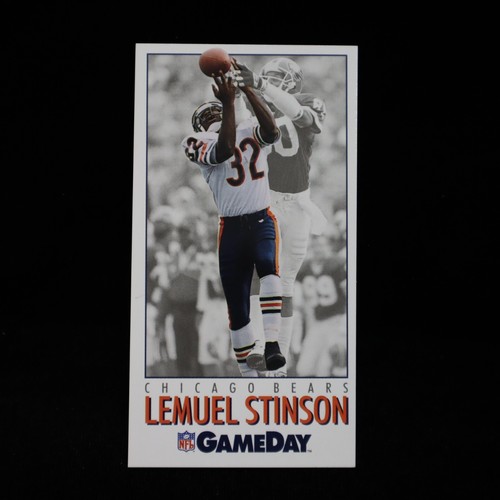 1992 Lemuel Stinson Chicago Bears GameDay Card #374 | eBay