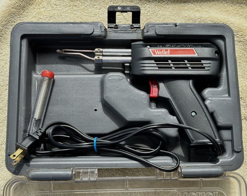 VINTAGE WELLER SOLDER GUN KIT MODEL UNIVERSAL 140/100 (CLEAR CASE) AS ...