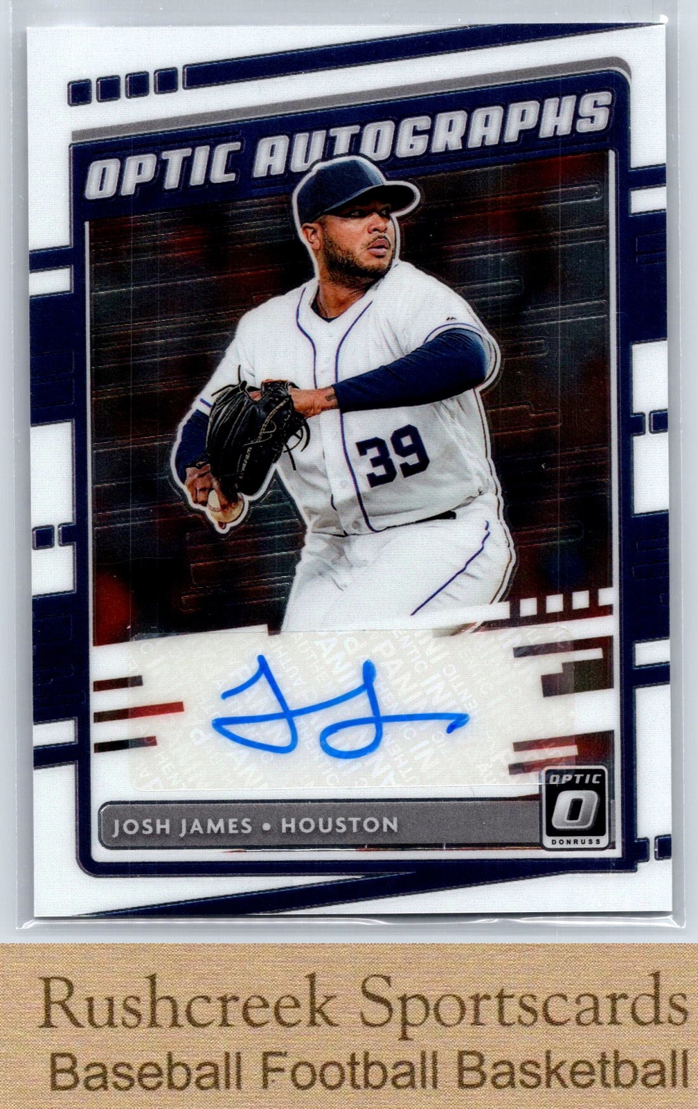 2020 Donruss Optic #OA-JJ Josh James Astros Auto Optic Autographs | eBay