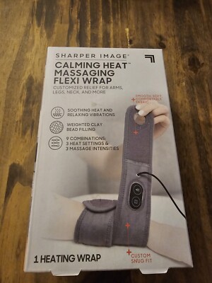 Sharper Image Calming Heat Massaging Flexi Wrap