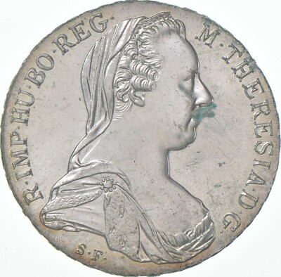 SILVER - WORLD COIN - 1780 Austrian Empire 1 Thaler - World Silver Coin ...
