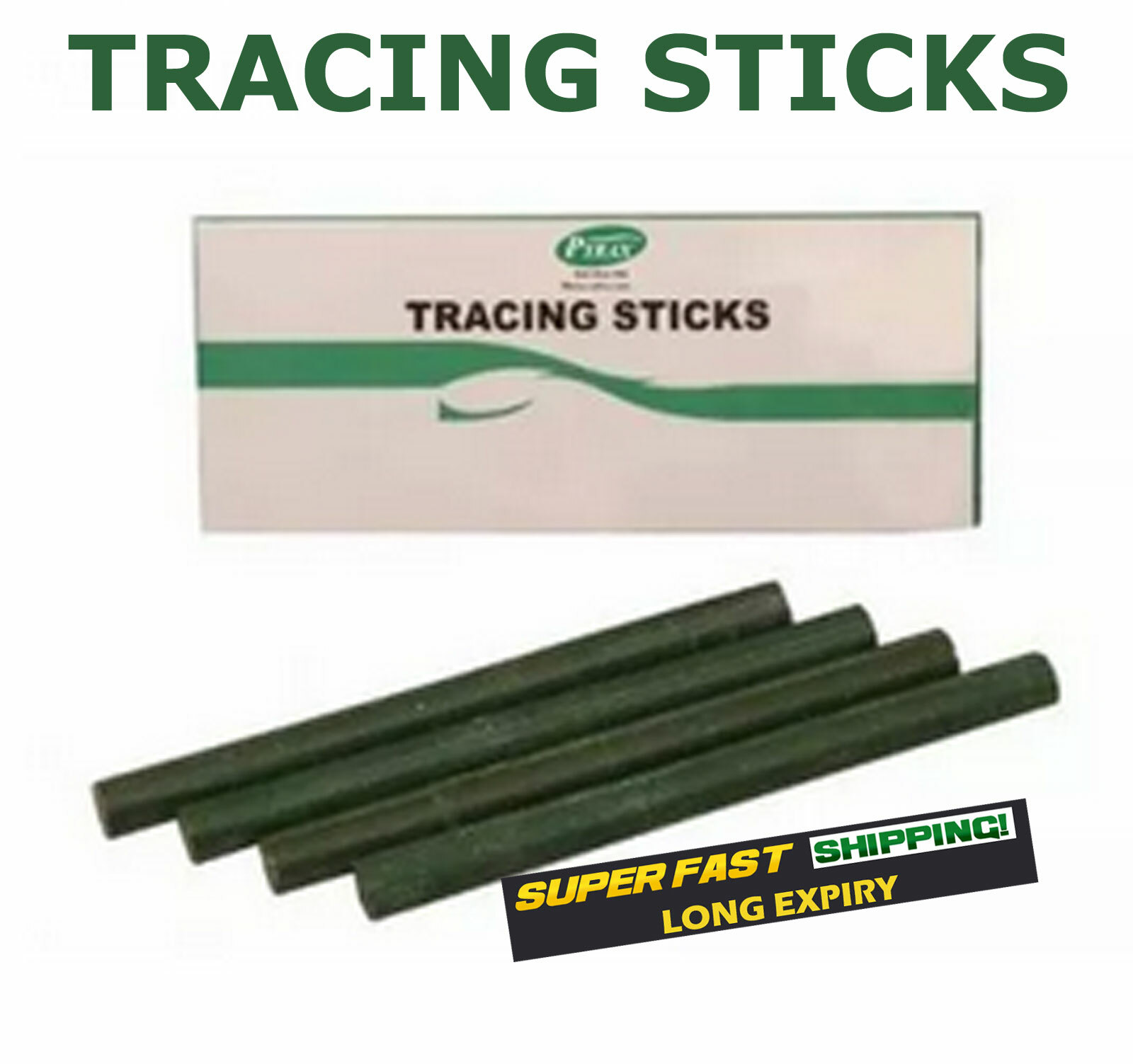 Pyrax Green Tracing Sticks - Box of 10 Stick Free Shipping | eBay