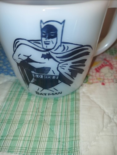 1966 Batman Milk Glass Mug | eBay