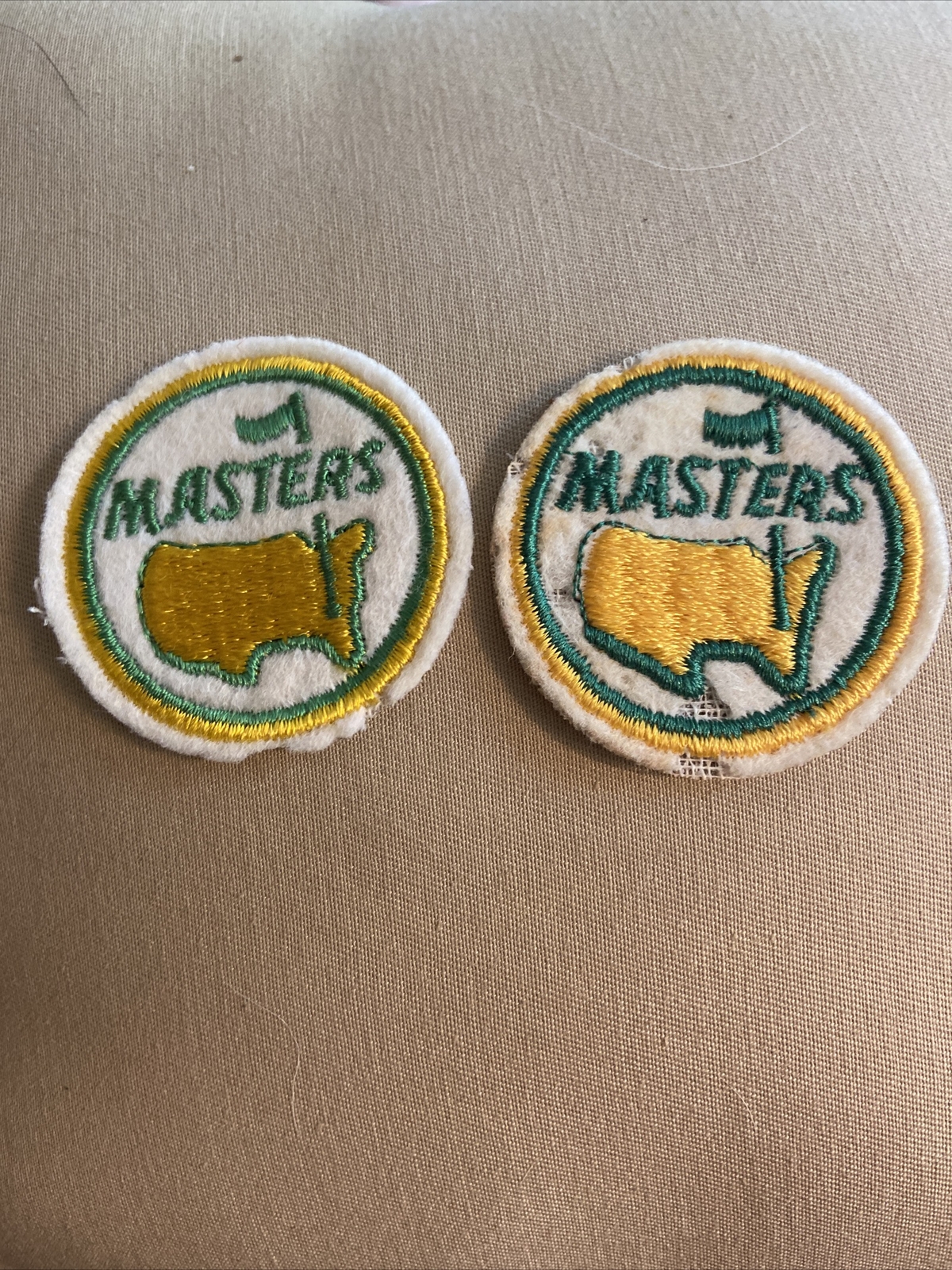 Vintage Augusta National Masters Patches 1970s 1980s Lot Of 2 Member ...
