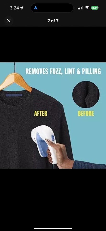 NEW ~ Conair Fabric clothing Shaver Fuzz Remover, Lint Remover, Battery ...