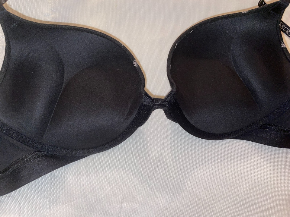 VICTORIA SECRET BOMBSHELL BRA ADD 2 CUP PLUNGE Super Push UP NEW Shine ...