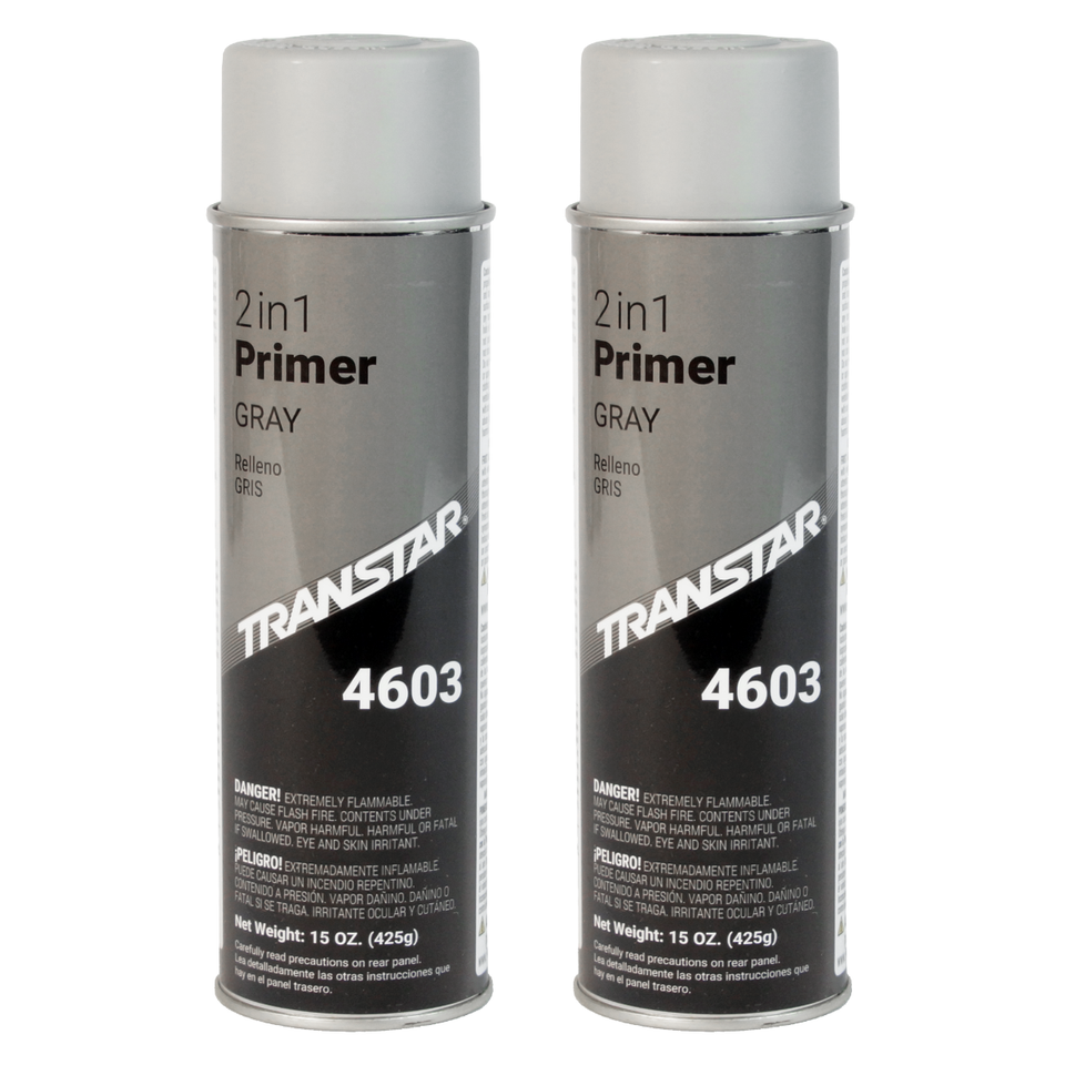 Transtar 4603 2 in 1 Primer Aerosol Gray 15 oz (2 Pack) | eBay