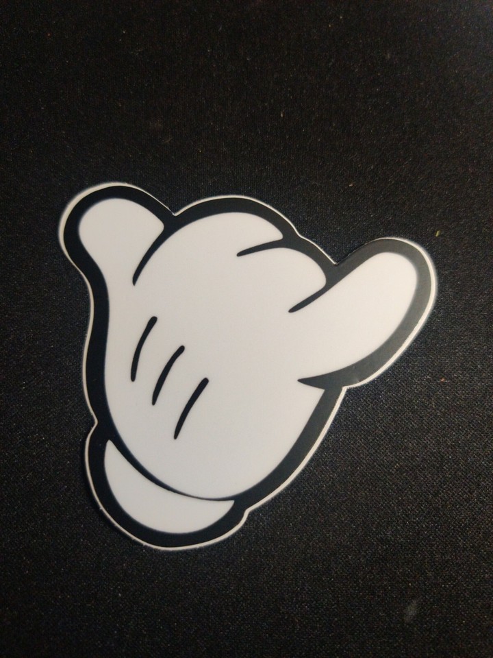 Mickey Mouse Aloha Shaka Sticker -- High Quality UV and Waterproof ...