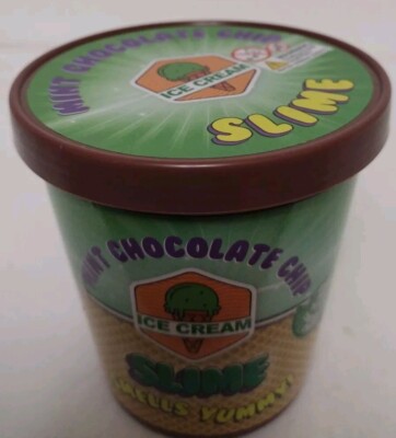 Joe Trend Ice Cream SLIME comes with plastic Chocolate Chips - Mint ...