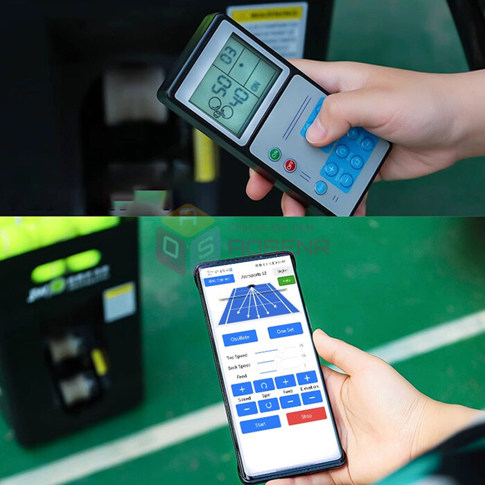 JT02 Portable Tennis Ball Intelligent Automatic Serve Throw Training ...