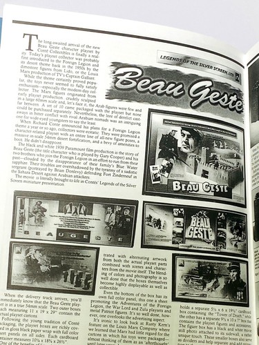 Plastic Figure & Playset Collector Oct '00 #68 BEAU GESTE Magazine ...