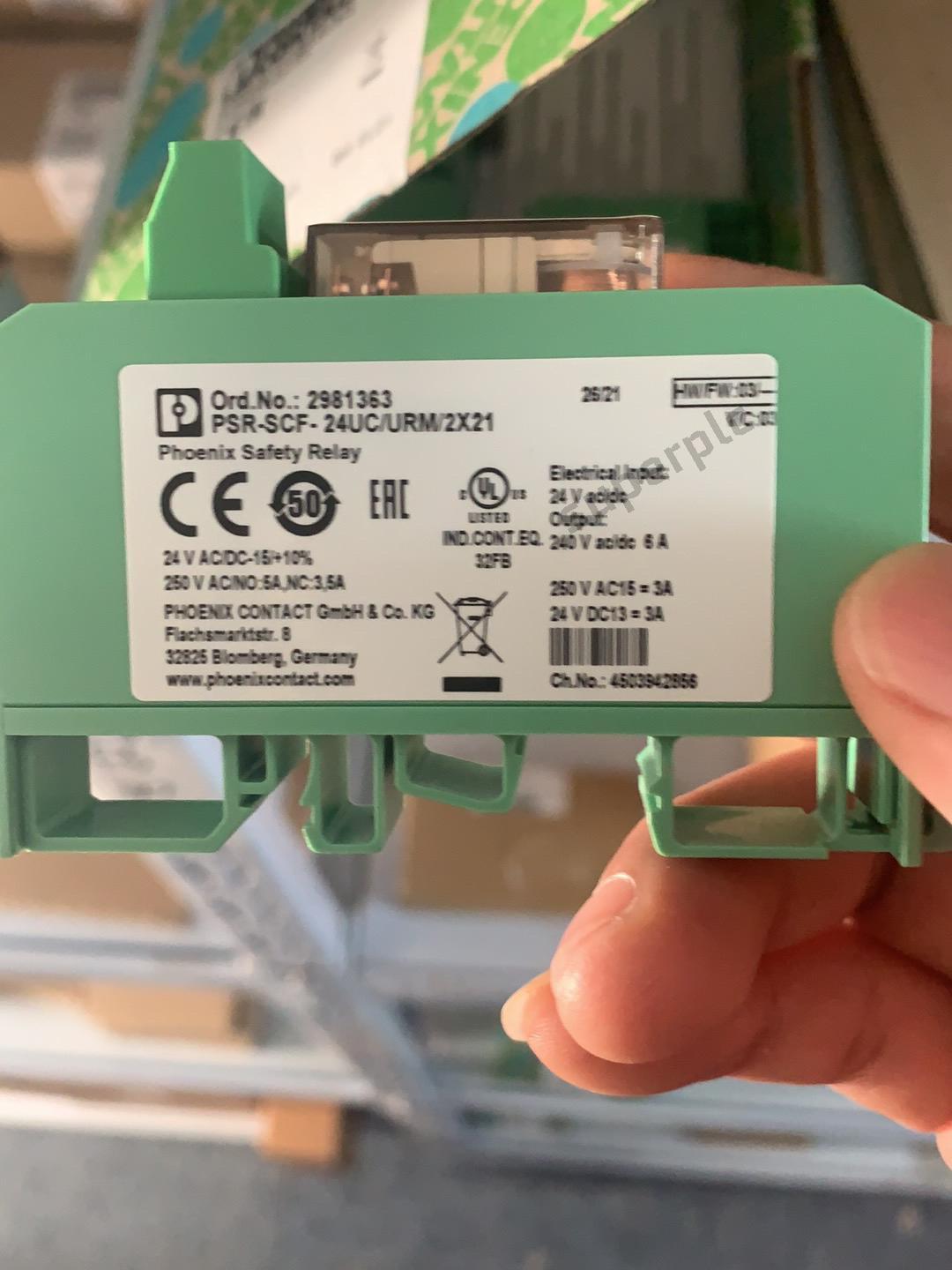 1PCS NEW 2981363 Safety Relays PSR-SCF-24UC/URM/2X21 phoenix | eBay