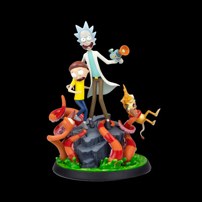 Rick and & Morty Mondo Exclusive Polystone Statue Alien Cat Squanchy ...