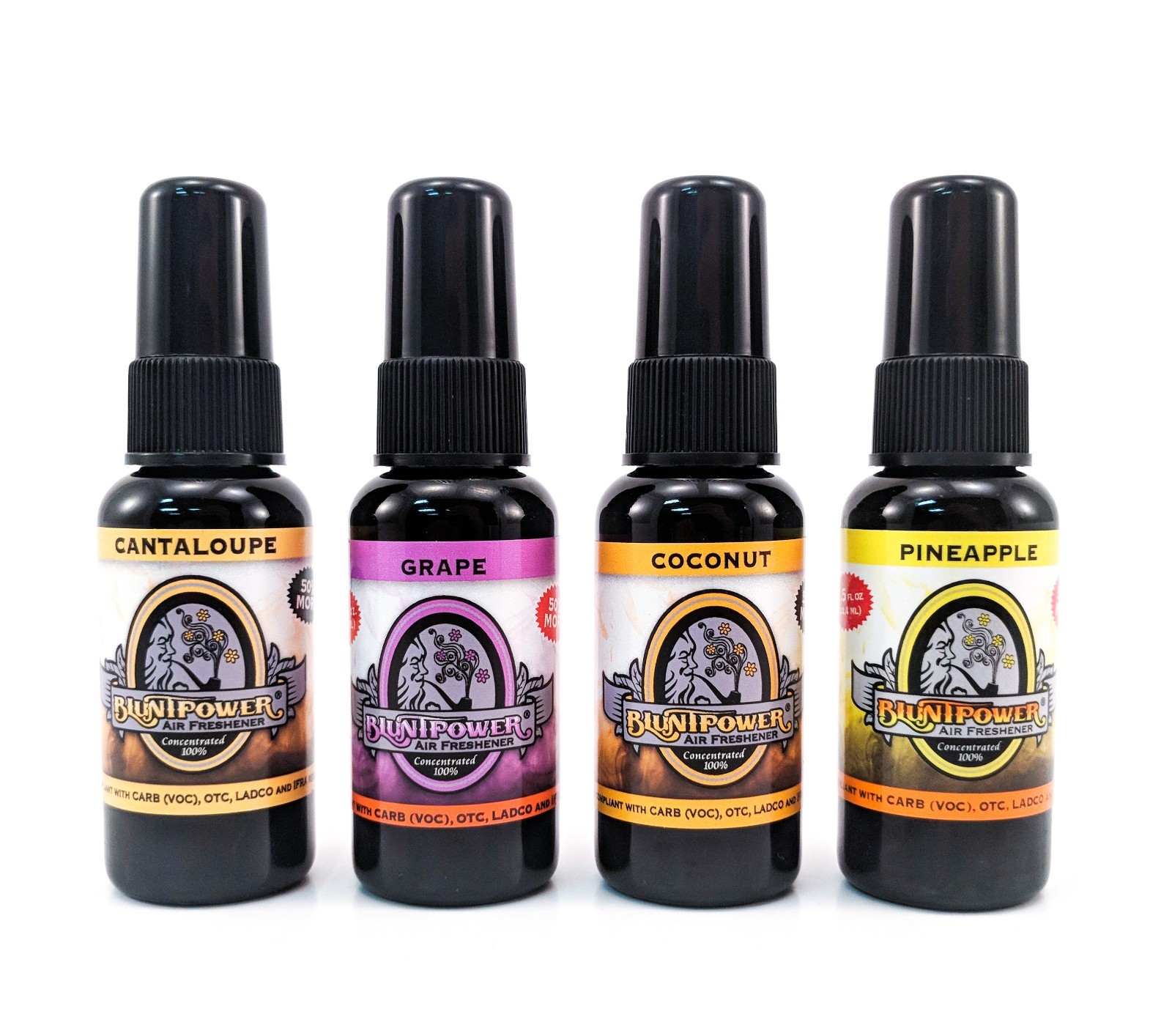 Blunt Power Spray 4 Pack You Choose - 1.5 Oz 50% More Air Freshener ...