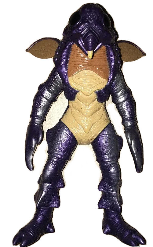 Mighty Morphin Power Rangers Guitardo Alien 1993 Bandai Purple Fly ...