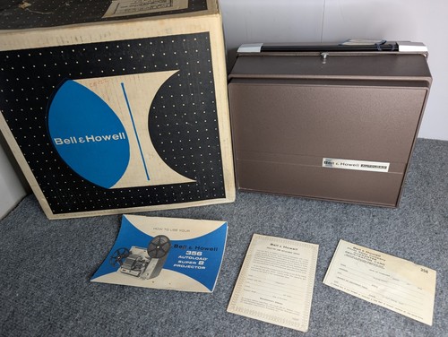 Vintage Bell & Howell Autoload Super 8 Projector Model 356A Box ...