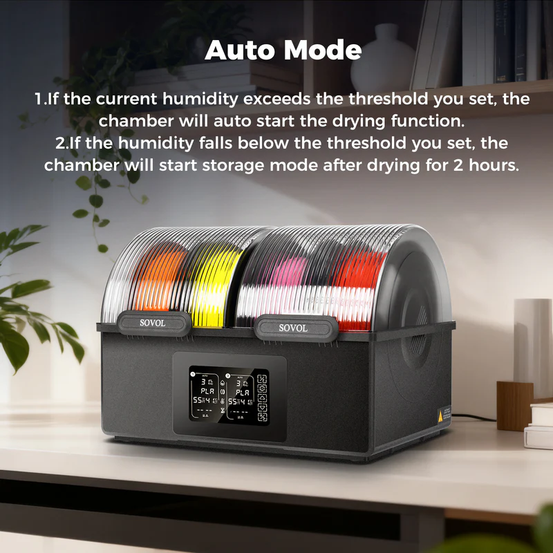 Sovol SH03 Filament Dryer Dehydrator Storage Box for 4 Roll 1.75/2.85mm ...