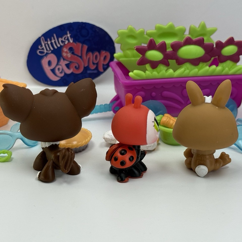 PICNIC TIME PETS #219 220 221 - Authentic Littlest Pet Shop - Hasbro ...