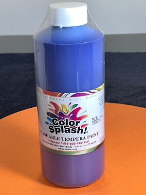 Color Splash blue Liquid Tempera Paint 16 oz New sealed non toxic | eBay