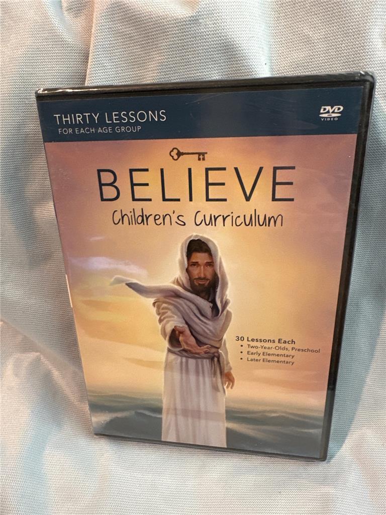 Believe Children's Curriculum DVD 30 Lesson Plan Christian Bible NEW ...