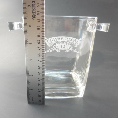 Chivas Regal Ice Bucket Glass 12-Yr Scotch Whisky Imprinted Arc France ...