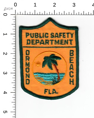 VINTAGE ORMOND BEACH PUBLIC SAFETY -- CC BACK FLORIDA POLICE ...