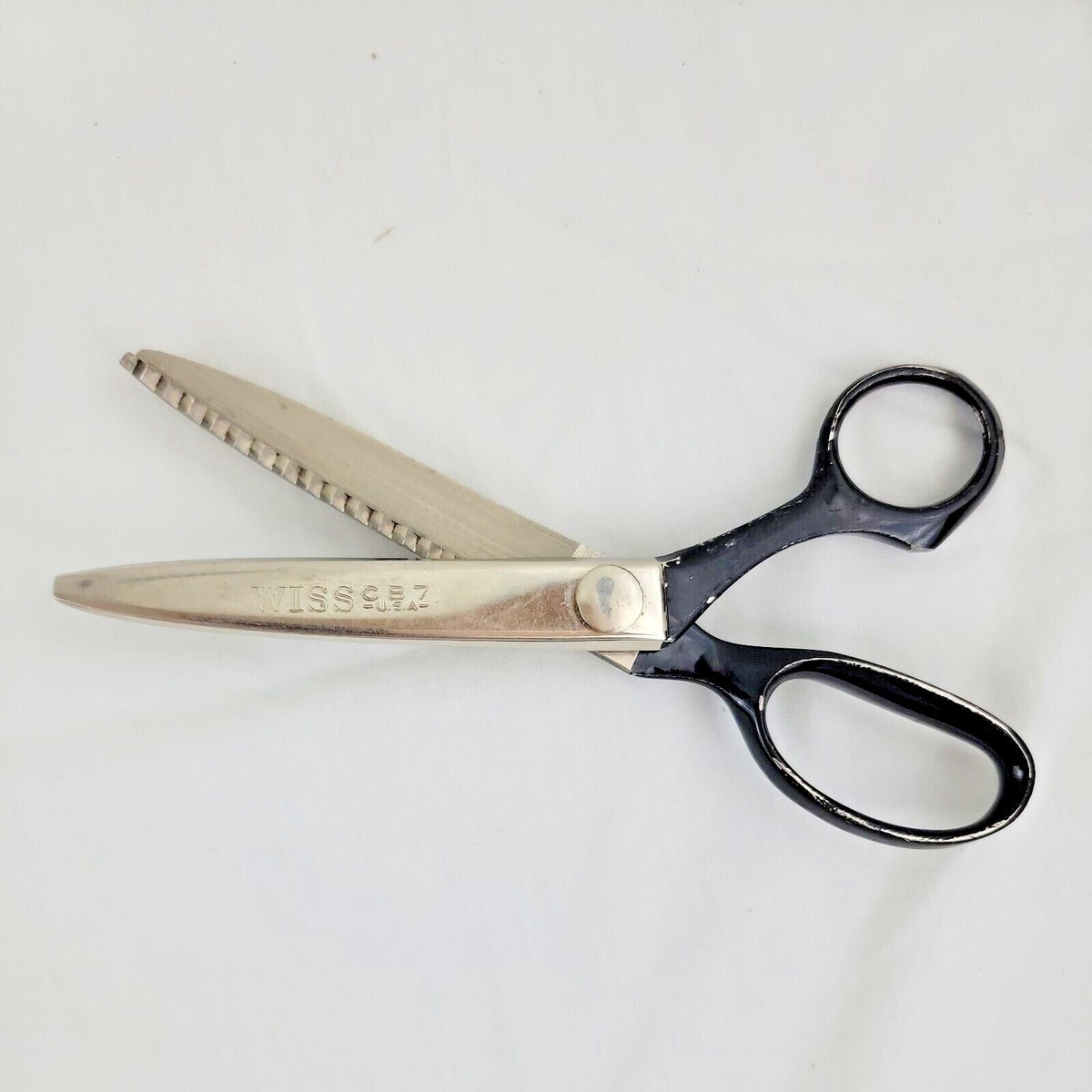 Wiss Pinking Shears Vintage Clauss Scissors, Wiss Pinking Shears....