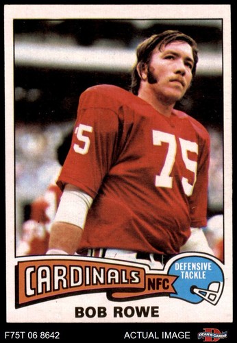 1975 Topps #483 Bob Rowe Cardinals-FB Western Michigan 7 - NM F75T 06 ...
