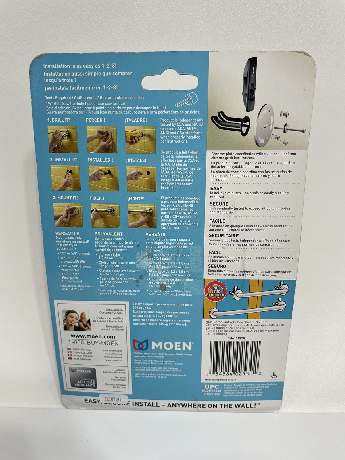 Moen Secure Mount Anchors Chrome SMA1015CH for sale online | eBay