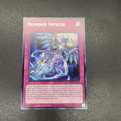 YuGiOh|Dominus Impulse|Secret|ROTA-AE079|AsianEnglish | eBay