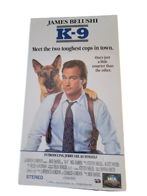 K-9 (vhs) James Belushi, Mel Harris, Ed O'Neill, Kevin Tighe. NEW. Rare ...