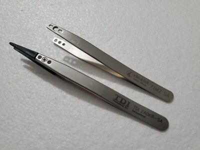 Ideal-Tek 71MZ.SA & TDI 2ADKR0SA Switzerland Made Precision Tweezers | eBay