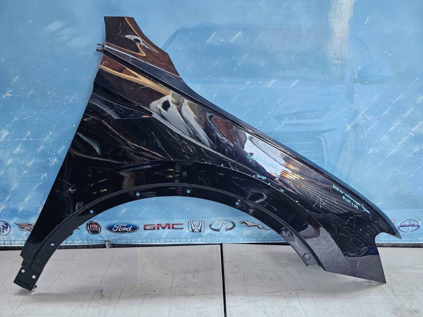 2018 2019 2020 VOLKSWAGEN TIGUAN PASSENGER SIDE FENDER OEM USED | eBay