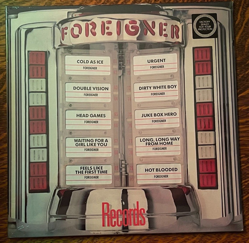 SEALED* 12" LP~ FOREIGNER~ 1982~ RECORDS~ DIE CUT COVER~ COLD AS ICE ...