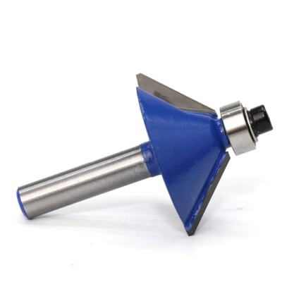 1pc 1/4" Shank 45 Degree Chamfer & Bevel Edging Router Bit woodworking ...