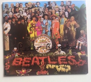 Beatles Peter Blake Signed Sgt Pepper CD Booklet 1987 signature ...