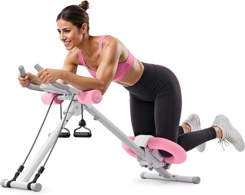 Ab Machine, Ab Workout Equipment, Adjustable Ab Trainer Machine for Abs ...
