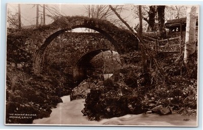 Vintage Postcard The Roman Bridge, Monzie, Crieff Perthshire Scotland ...