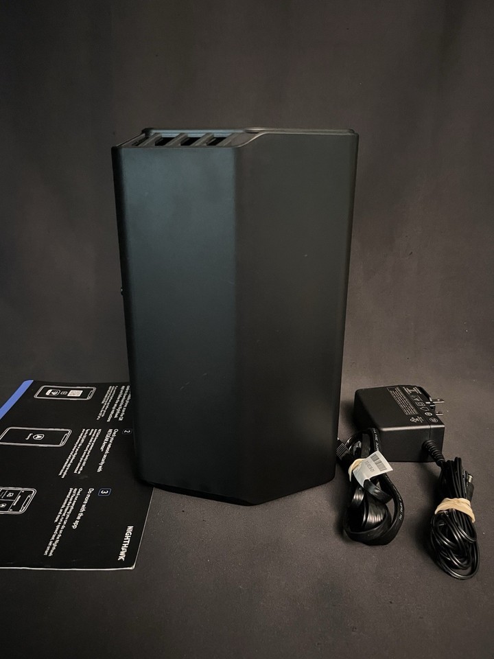 NETGEAR - Nighthawk BE6500 Dual-Band Wi-Fi 7 Router - Black (RS200) NEW ...