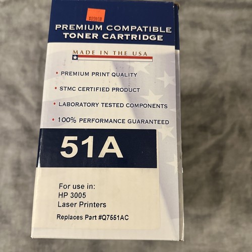 Black Q7551A 51A Toner Cartridges For HP LaserJet P3005 M3027 M3035 MFP ...