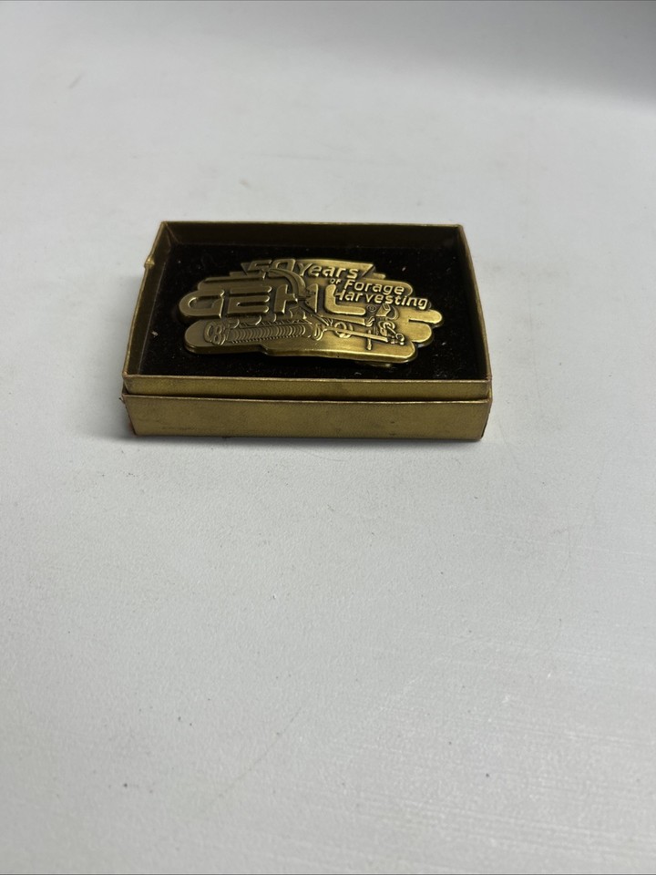 Limited Edition Gehl 50 Years of Forage Harvesting Belt Buckle #257/ ...