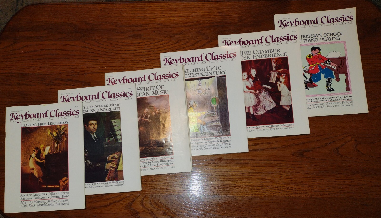 Keyboard Classics 3 years 18 issues 1985-87 The Magazine you can play ...