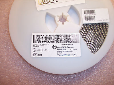 QTY (1800) SMAJ30A VISHAY SMA DO-214AC 40V 400W UNI-DIRECTIONAL TVS ...