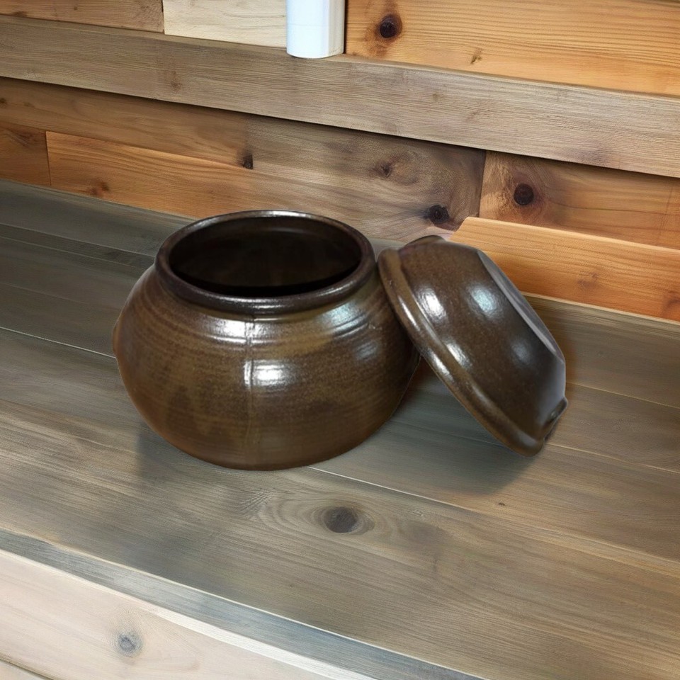 Korean Earthenware Hangari Pot – 29.75oz(880cc)Fermentation & Storage ...