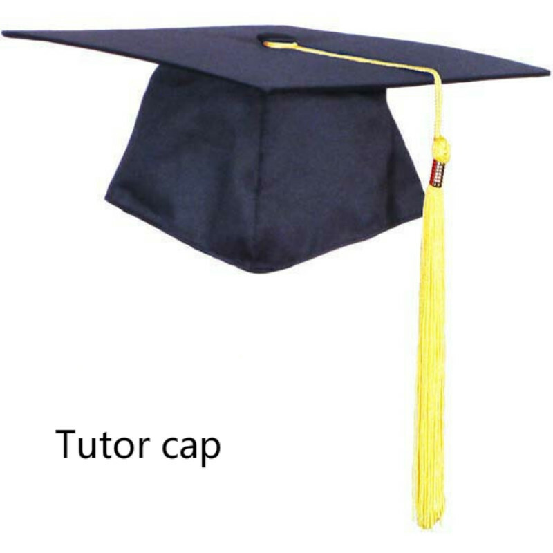 College Academic Cap Hat Tassel Graduation Bachelors Degree Gown ...