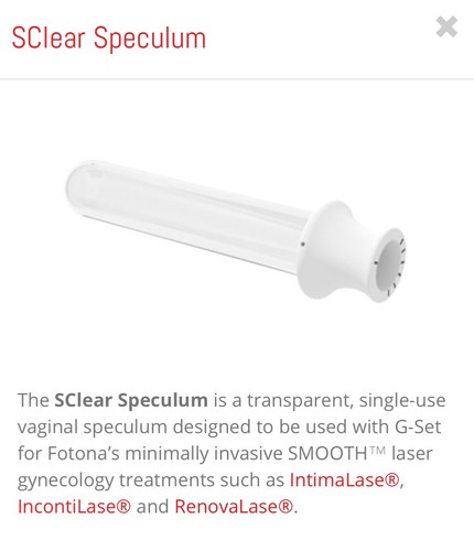 Fotona FotonaSmooth Speculum SClear Single Use | eBay