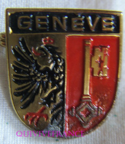 BG7577 - INSIGNE BADGE BLASON DE GENEVE | eBay