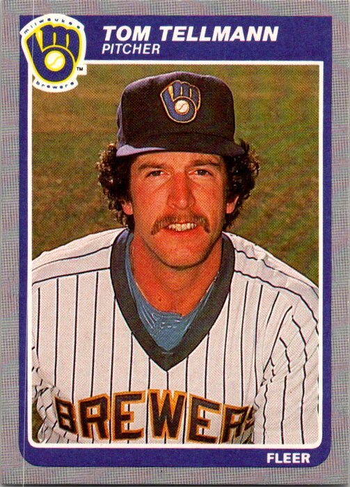 1985 Fleer Baseball 599 Tom Tellmann | eBay
