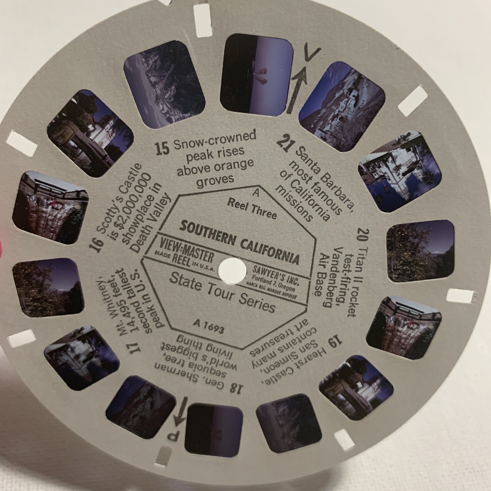 View-Master SOUTHERN CALIFORNIA A169 (Map) 3 Reel Set + Booklet | eBay